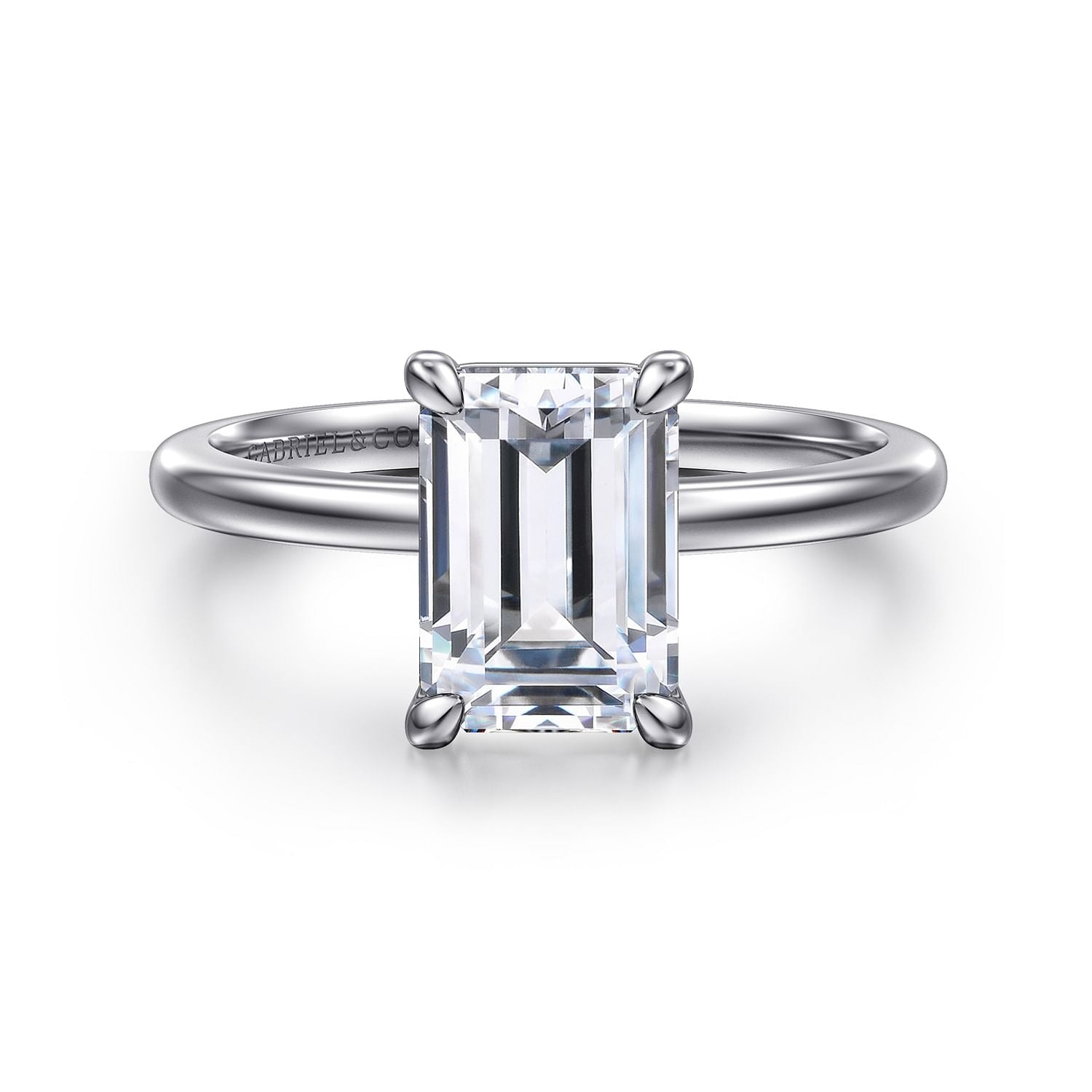Gabriel & Co. Emerald Cut Engagement Ring – David Scott Fine Jewelry
