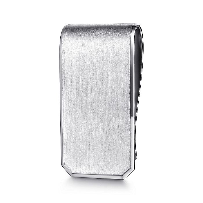 Gents Gabriel & Co. Sterling Silver Money Clip with Satin Finish ...